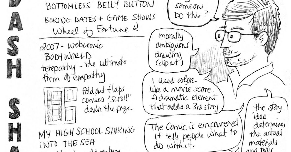 Glyphs & Glitches: Visiting Artist - Dash Shaw